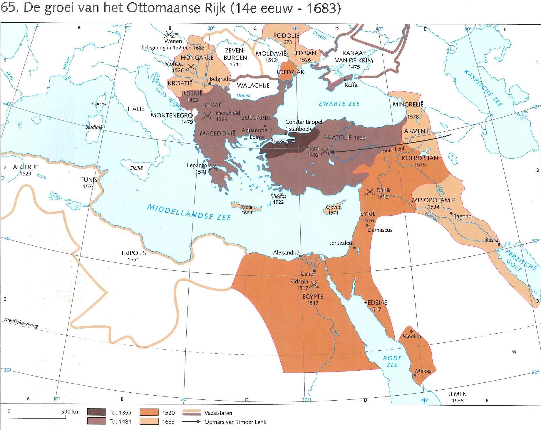 tijd en ruimte :: Ottomaanse-rijk